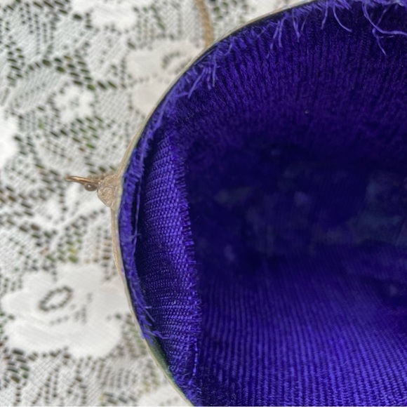 Vintage | Bags | Vintage Art Deco Silver Antique Clam Shell Purse Chain ...